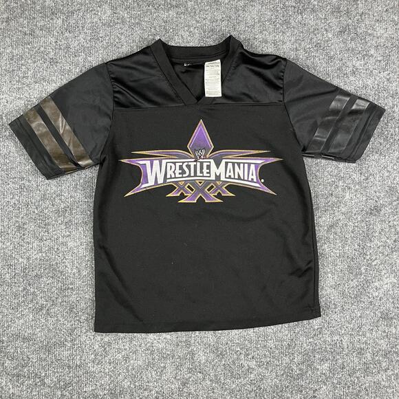 WWE | Shirts & Tops | Wwe Wrestlemania Tshirt Boys Size 12 Black ...